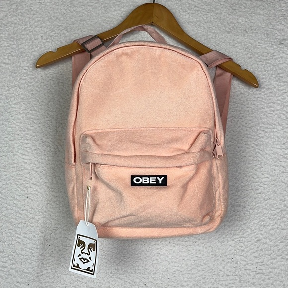 Obey | Bags | Obey Ozark Backpack Champagne Light Pink New | Poshmark